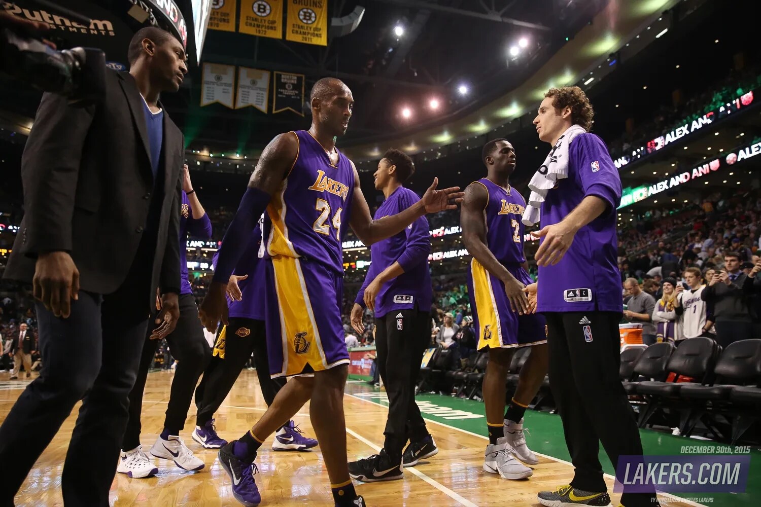 History Day in Photos Kobe Final Game Boston | NBA.com