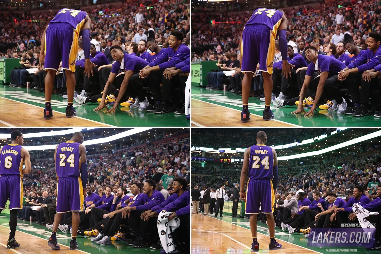 History Day in Photos Kobe Final Game Boston | NBA.com