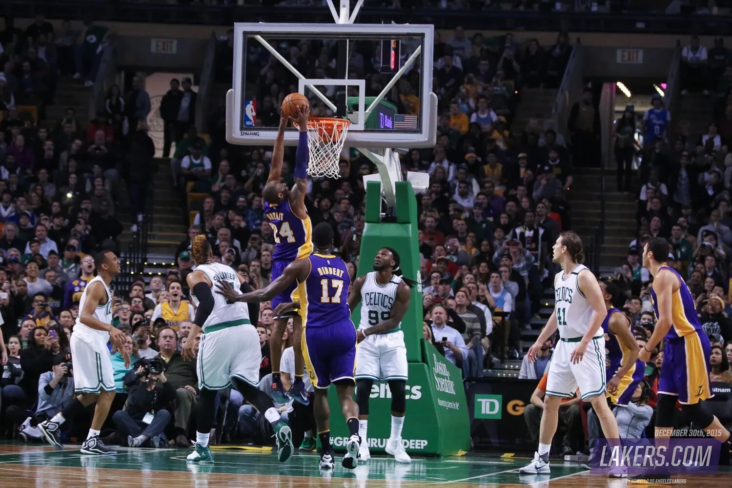 History Day in Photos Kobe Final Game Boston | NBA.com