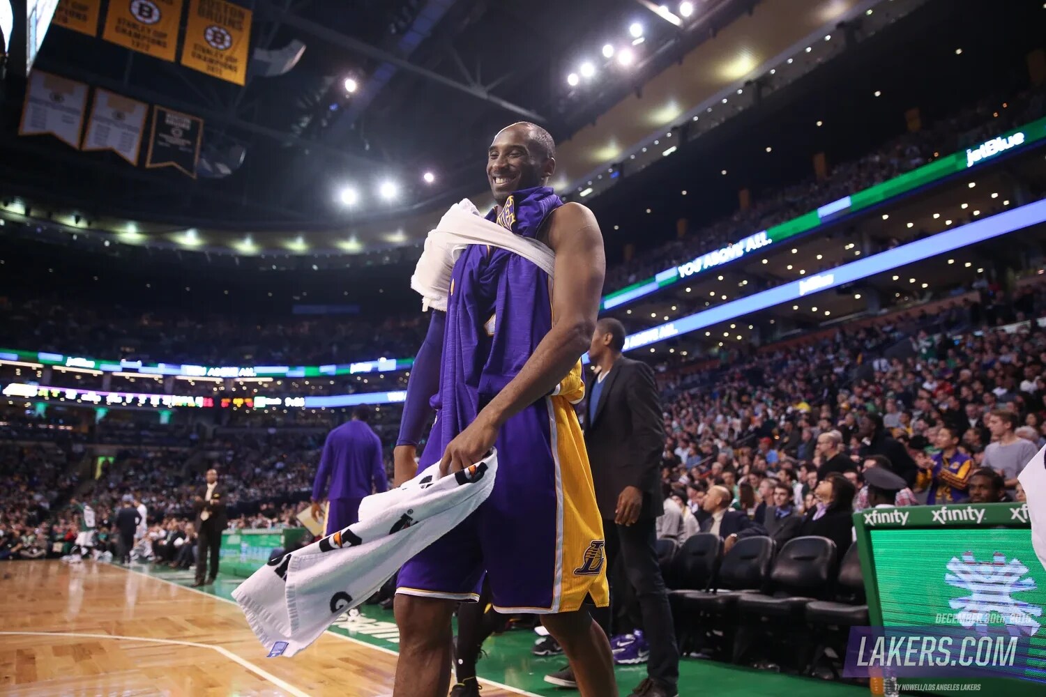 History Day in Photos Kobe Final Game Boston | NBA.com