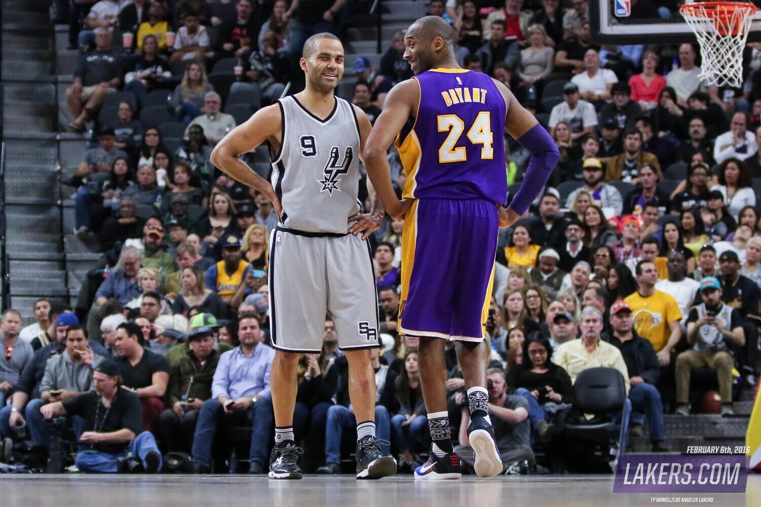 History Day in Photos Kobe Final Game San Antonio | NBA.com