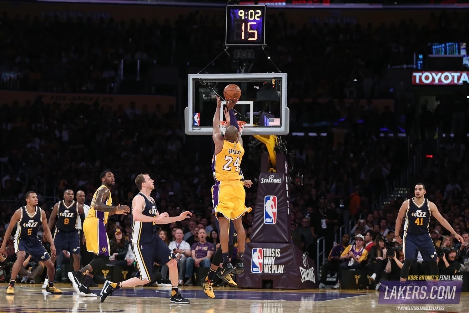 History Day in Photos Kobes Final Game | NBA.com