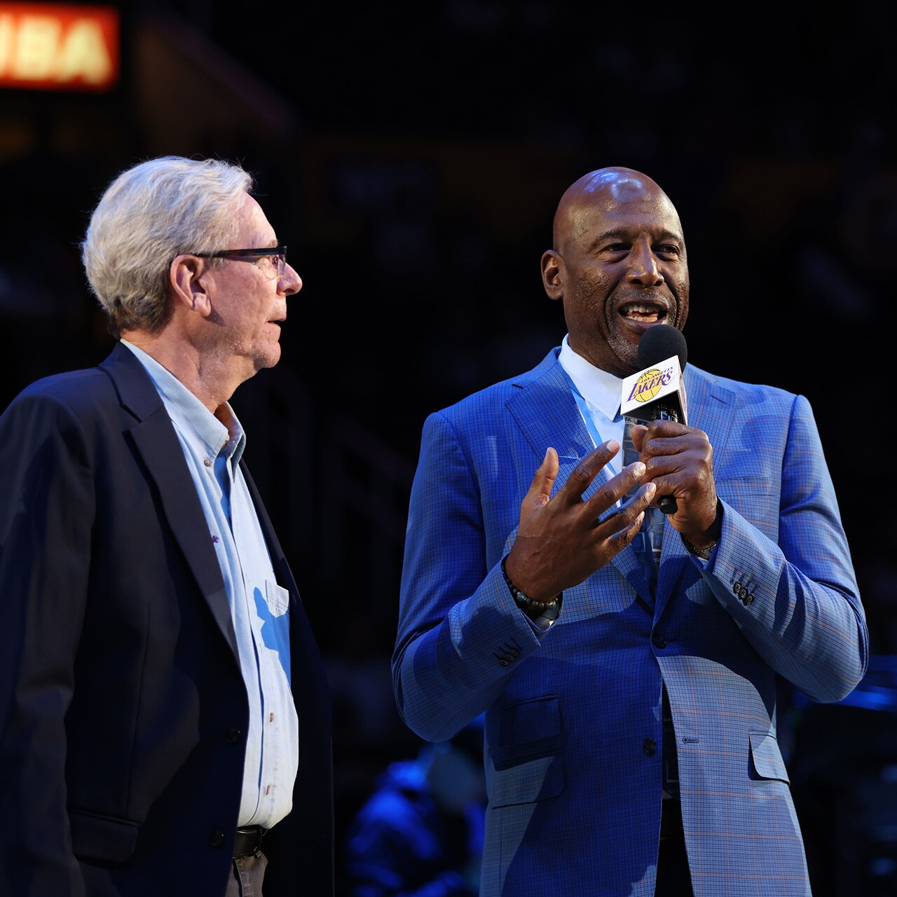 Mikan Jersey Retirement Ceremony | Los Angeles Lakers