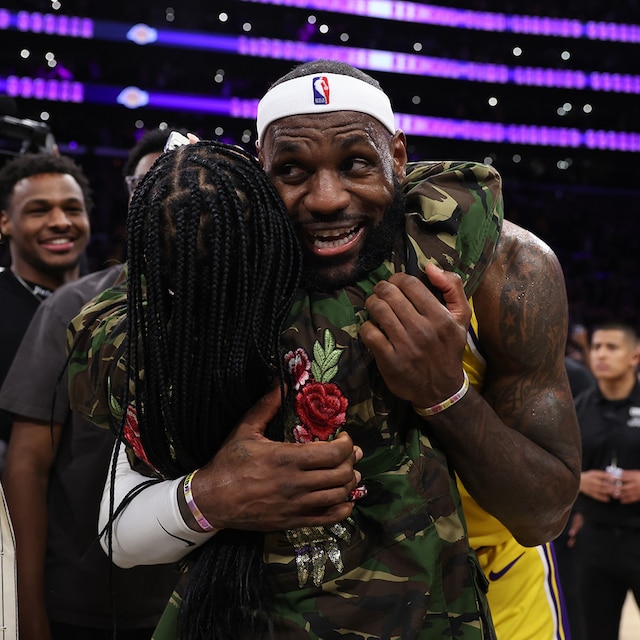 lebron james cornrows