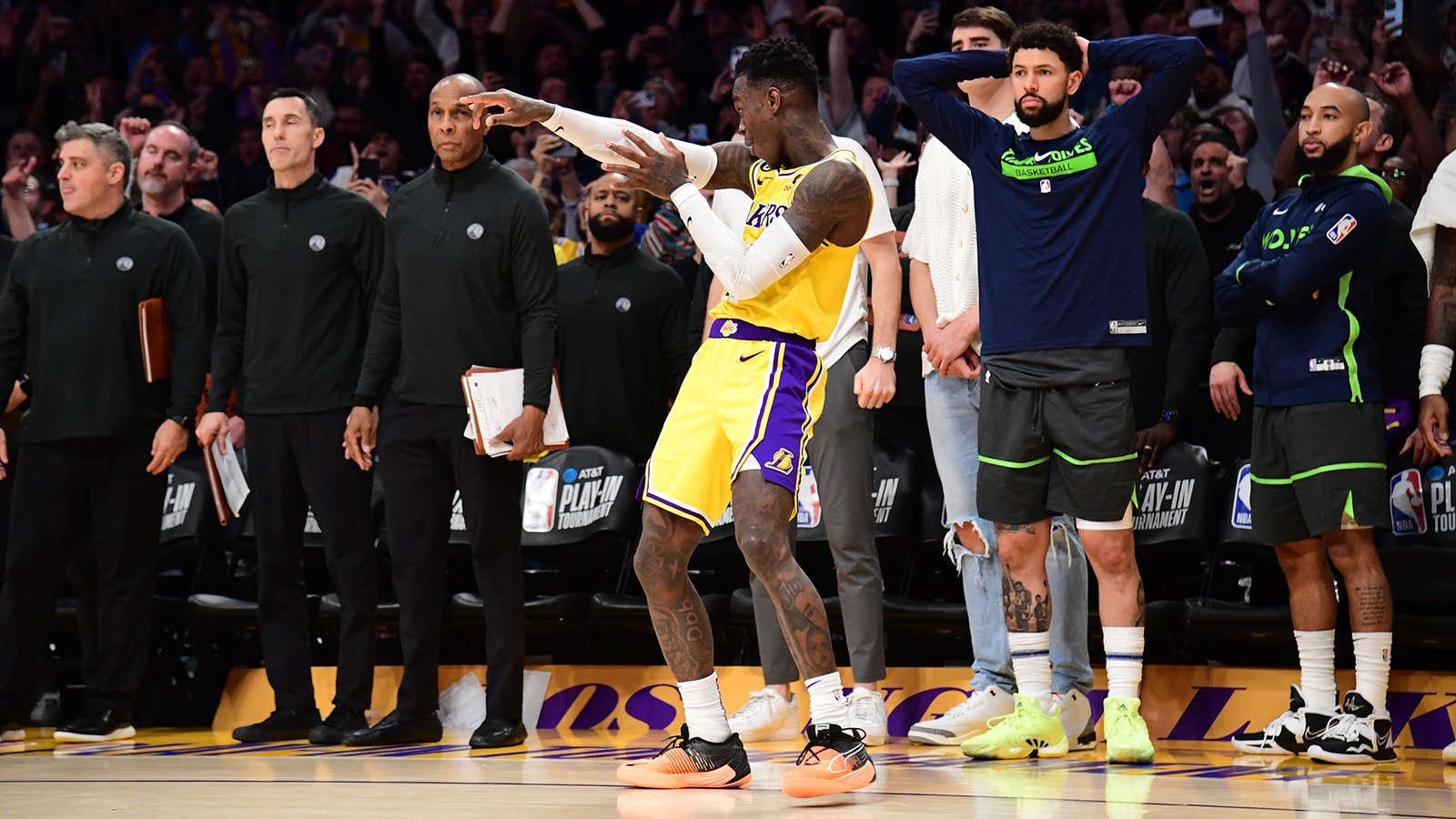 From the Rafters: Play-In Victory Sends Lakers to Tennessee | NBA.com