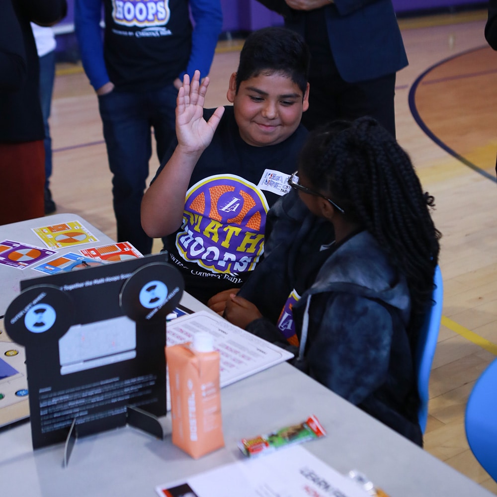 Photos: Los Angeles Lakers concludes Math Hoops 22-23 with an In-person ...