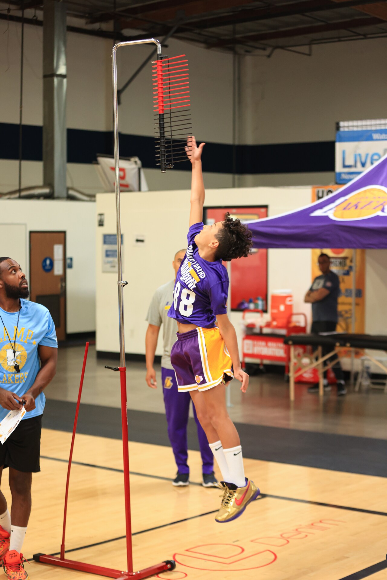 Camp Lakers Celebrated Los Angeles Lakers 75th Anniversary with a Camp ...