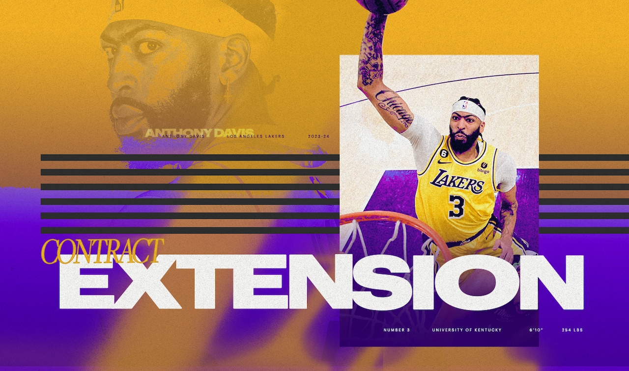 Los Angeles Lakers Sign Anthony Davis to Contract Extension | Los ...