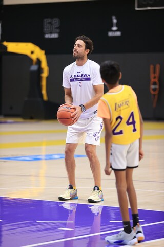 Camp Lakers Celebrated Los Angeles Lakers 75th Anniversary with a Camp ...