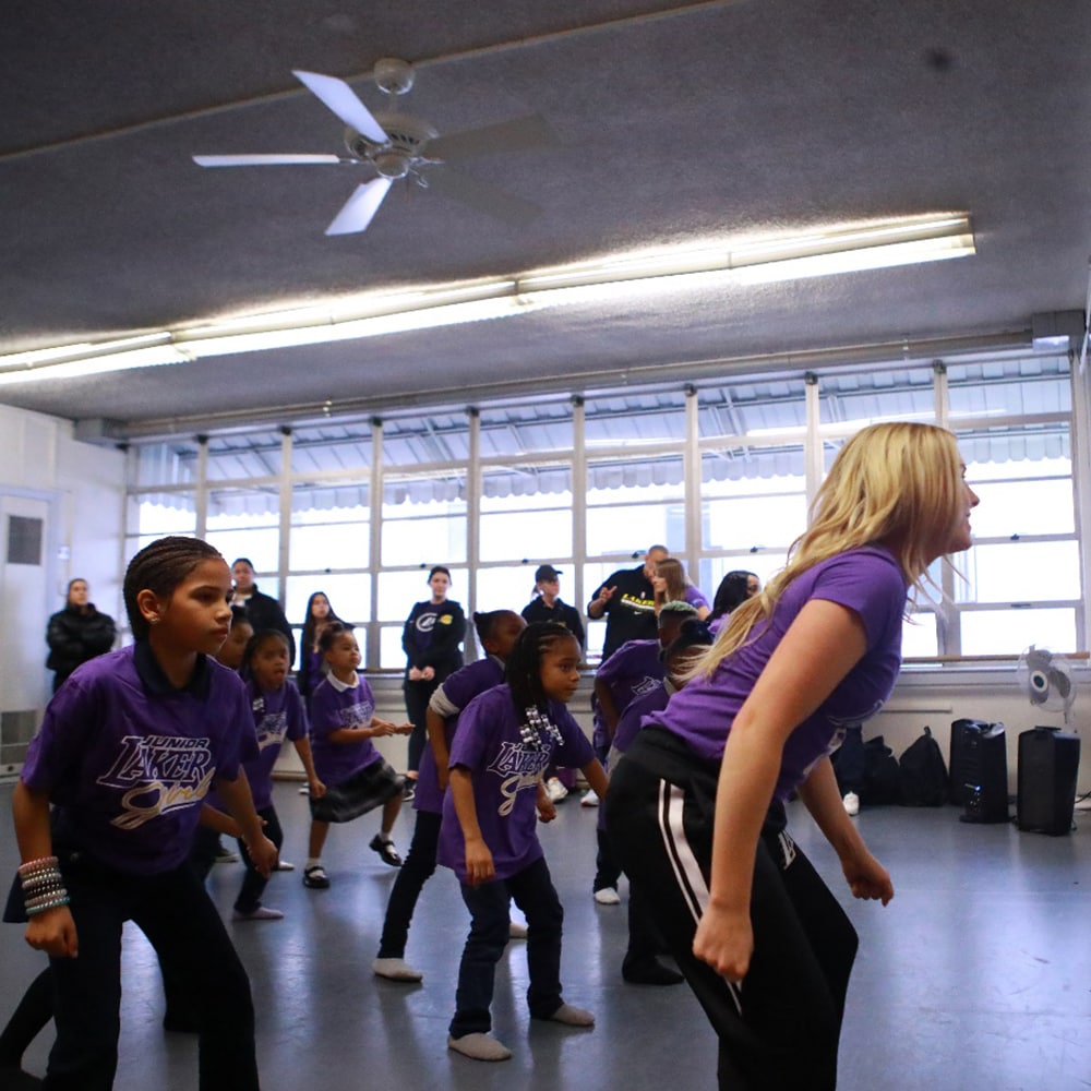 Photos: Junior Lakers Dancers Clinic | Los Angeles Lakers