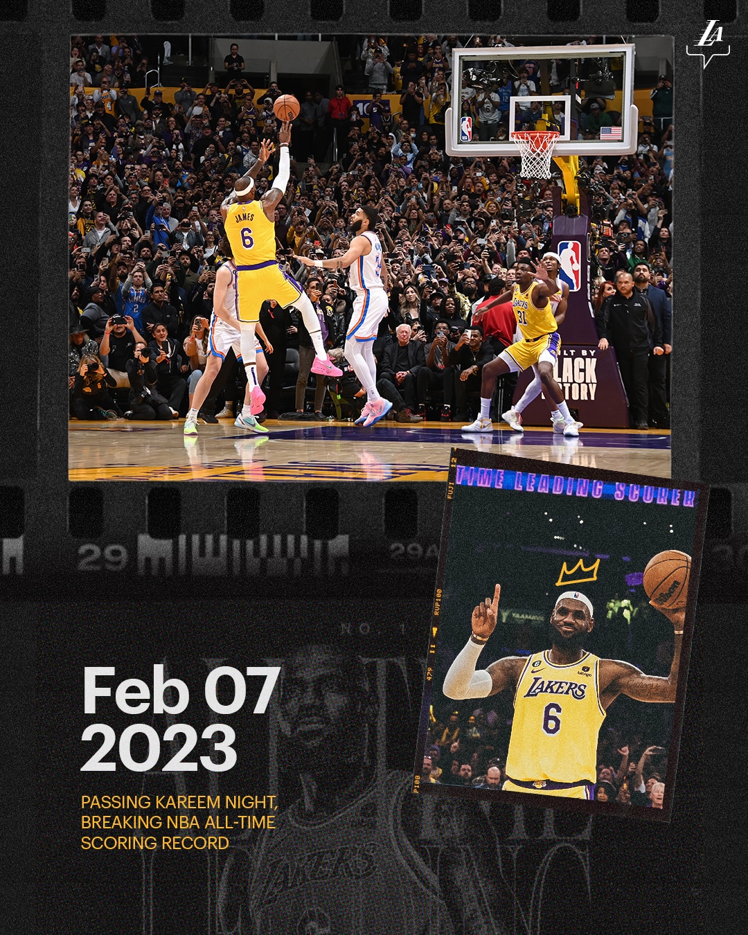 Photos: The Story of LeBron's Scoring Records with the Lakers Photo ...