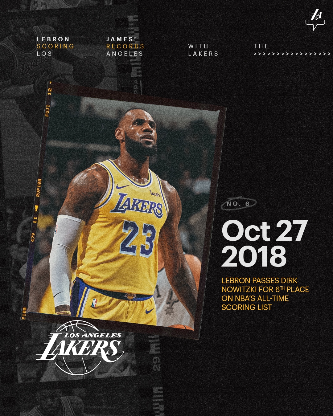 Photos: The Story of LeBron's Scoring Records with the Lakers | Los ...