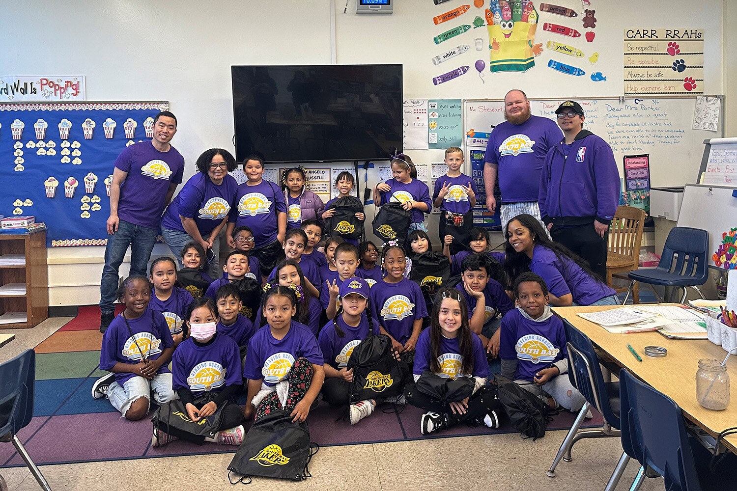 South Bay Lakers and Los Angeles Lakers Celebrate Reading Across the ...