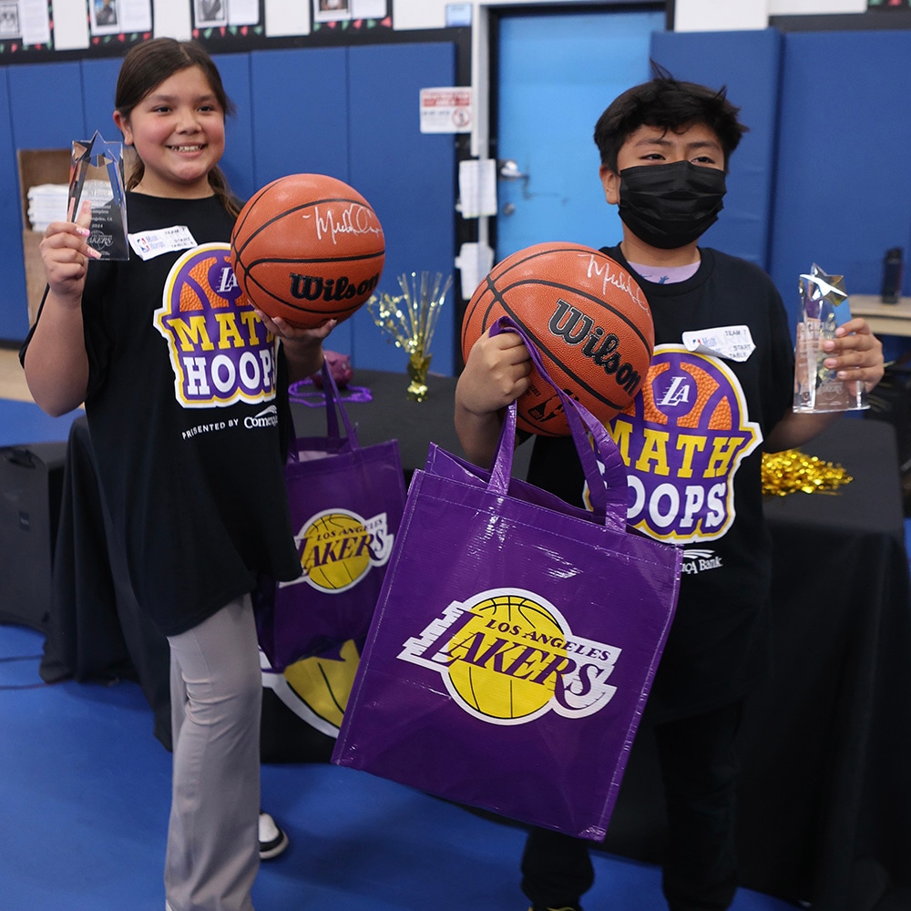 Photos: Lakers NBA Math Hoops, presented by Comerica Bank | Los Angeles ...
