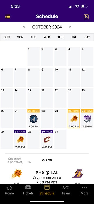 The Official Lakers Mobile App presented by bibigo