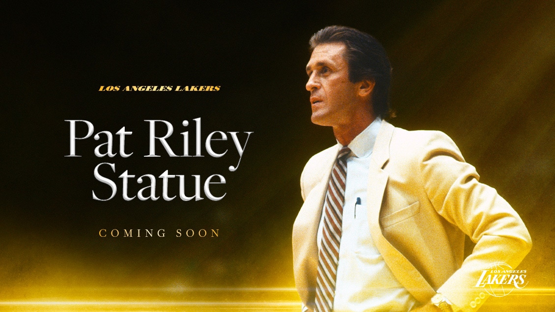 Los Angeles Lakers Announce Pat Riley Star Plaza Statue | Los Angeles ...