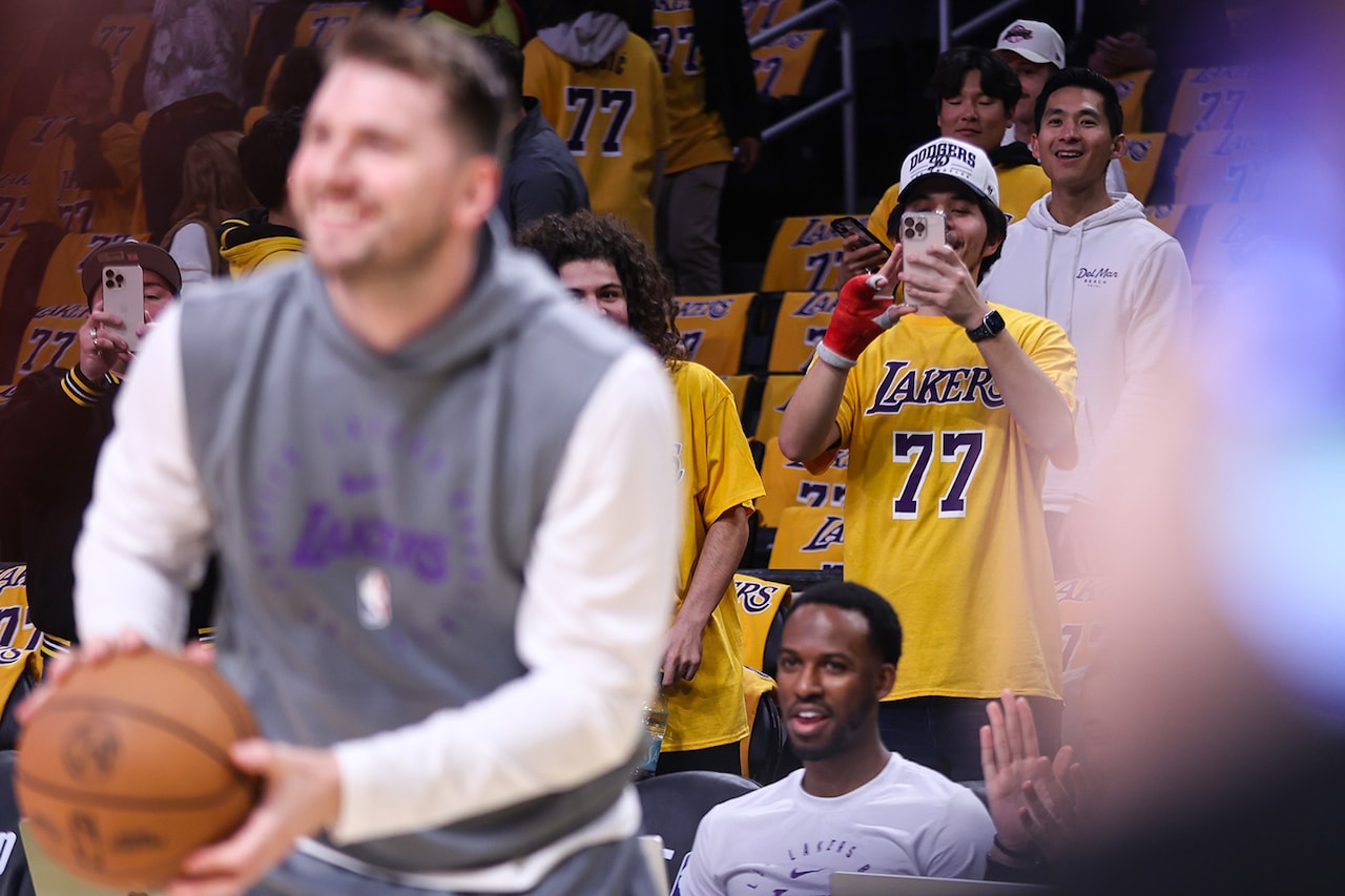 History Day in Photos: Luka's First Game | Los Angeles Lakers