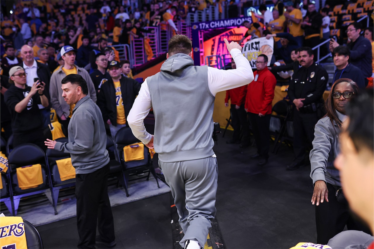 History Day in Photos: Luka's First Game | Los Angeles Lakers