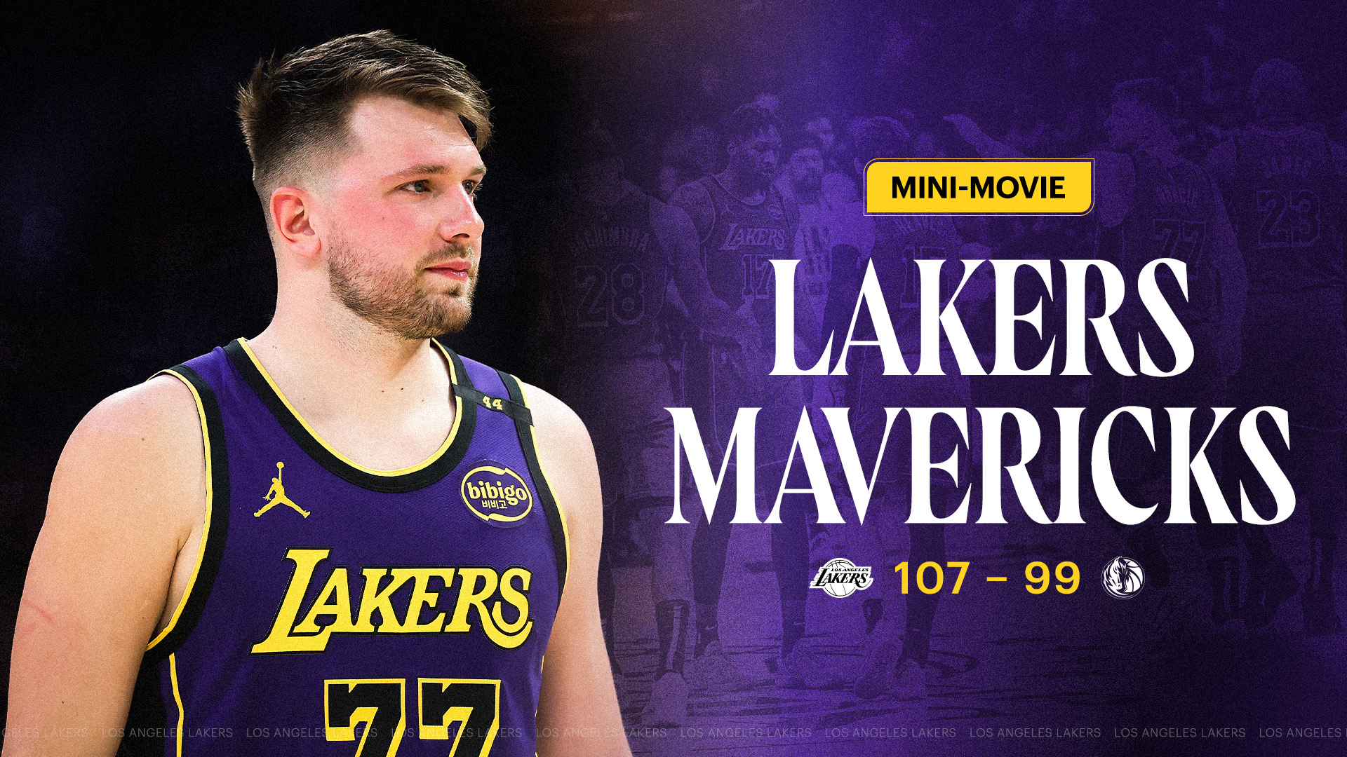 Mini-Movie: Lakers vs Mavs Home Court WIN | Los Angeles Lakers