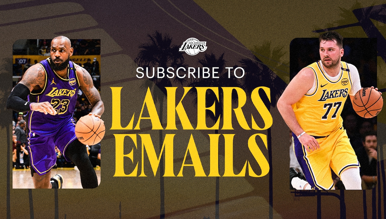 Email Signup Thank You Page | Los Angeles Lakers