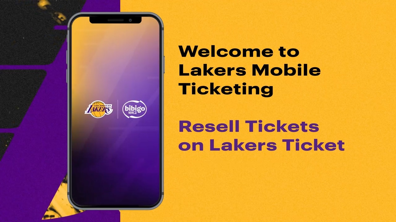 Mobile Ticketing Guide 25-26 Resell Tickets | Los Angeles Lakers