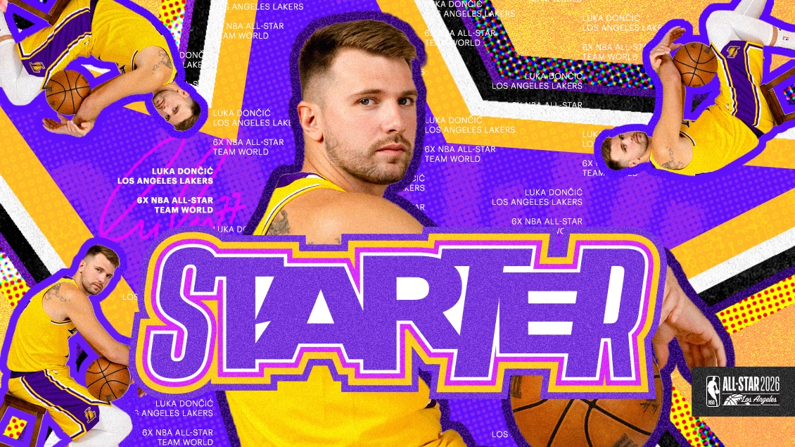 Luka Dončić Named Starter for 2026 NBA All-Star Game | Los Angeles Lakers