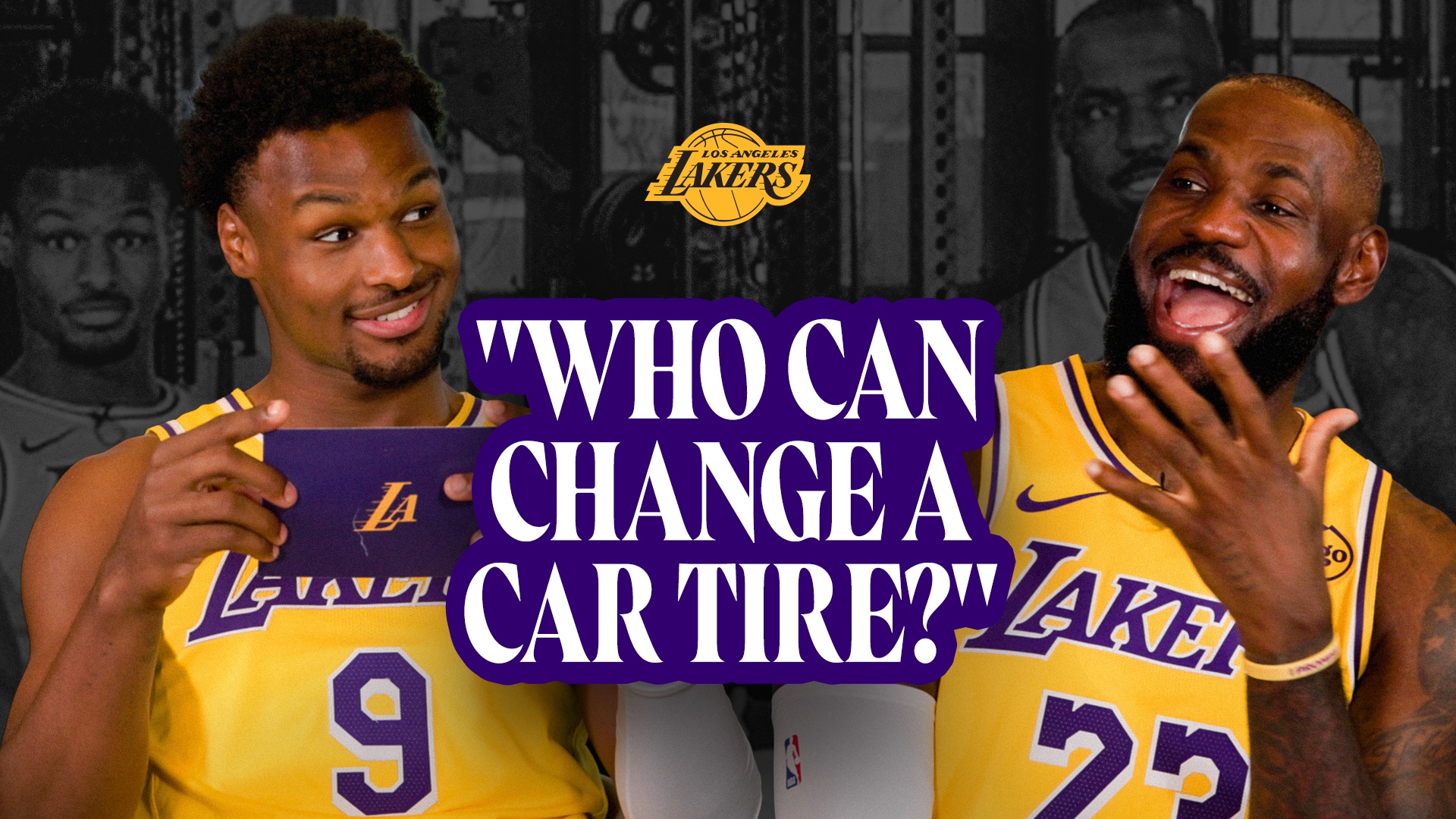 LeBron and Bronny James Answer Our BIGGEST Questions | Los Angeles Lakers
