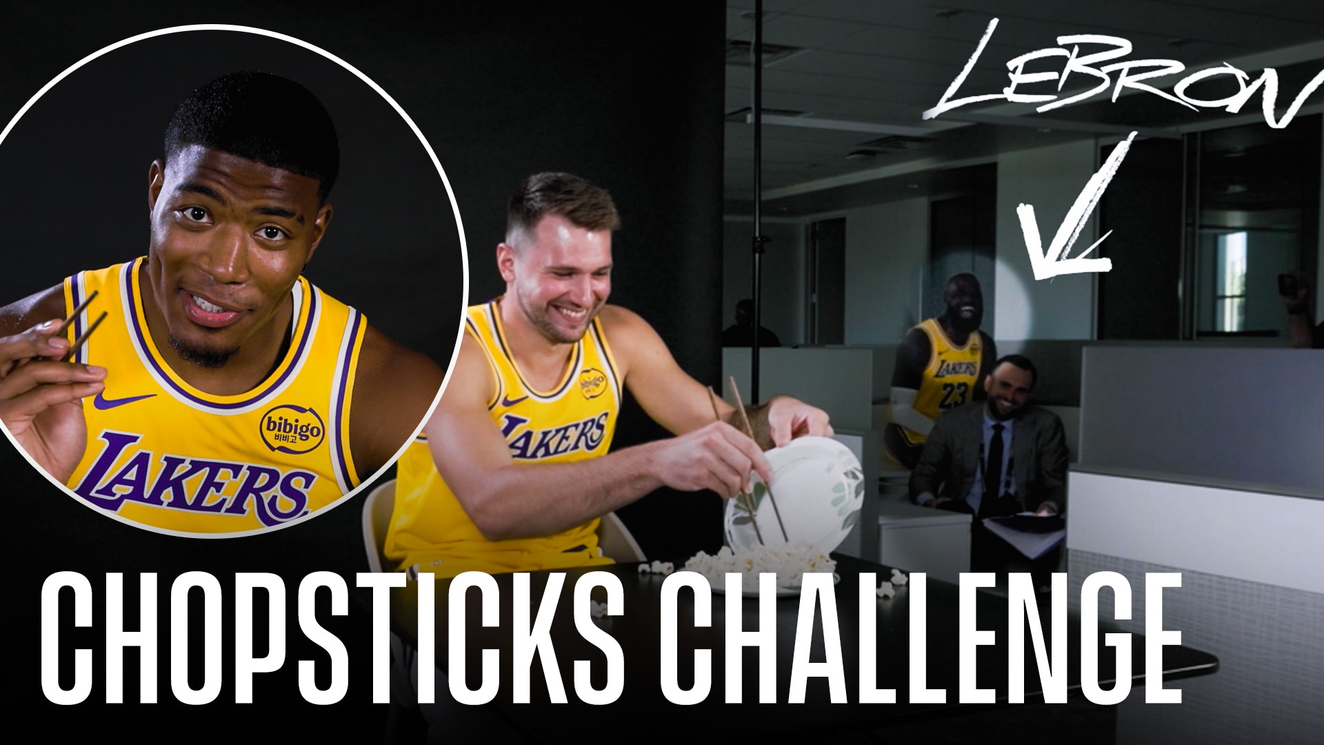This Challenge Had LeBron Laughing HYSTERICALLY | Los Angeles Lakers