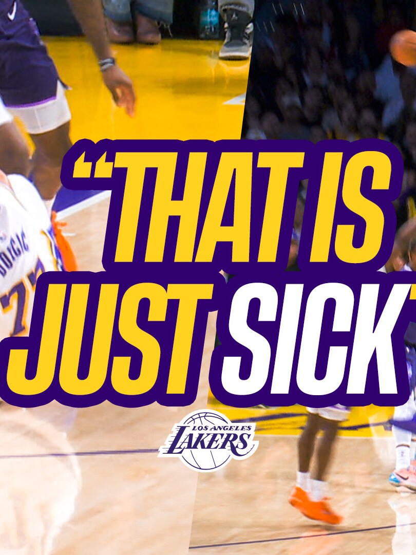 Cam Reddish Splits the Defense | Los Angeles Lakers