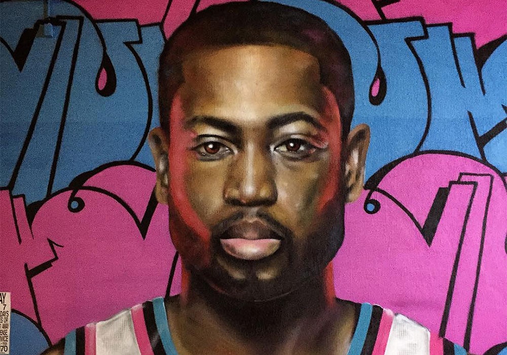 Local Artist Paints Incredible HEAT Murals Around the City | Miami Heat