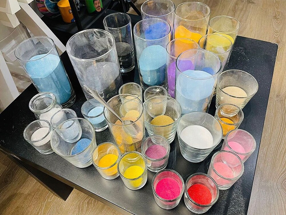 Creating HEAT Art Using Grains of Sand | NBA.com