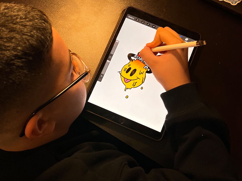 BEHIND THE SEAMS: Meet 12-Year-Old Doodle Artist, Jio | Miami Heat