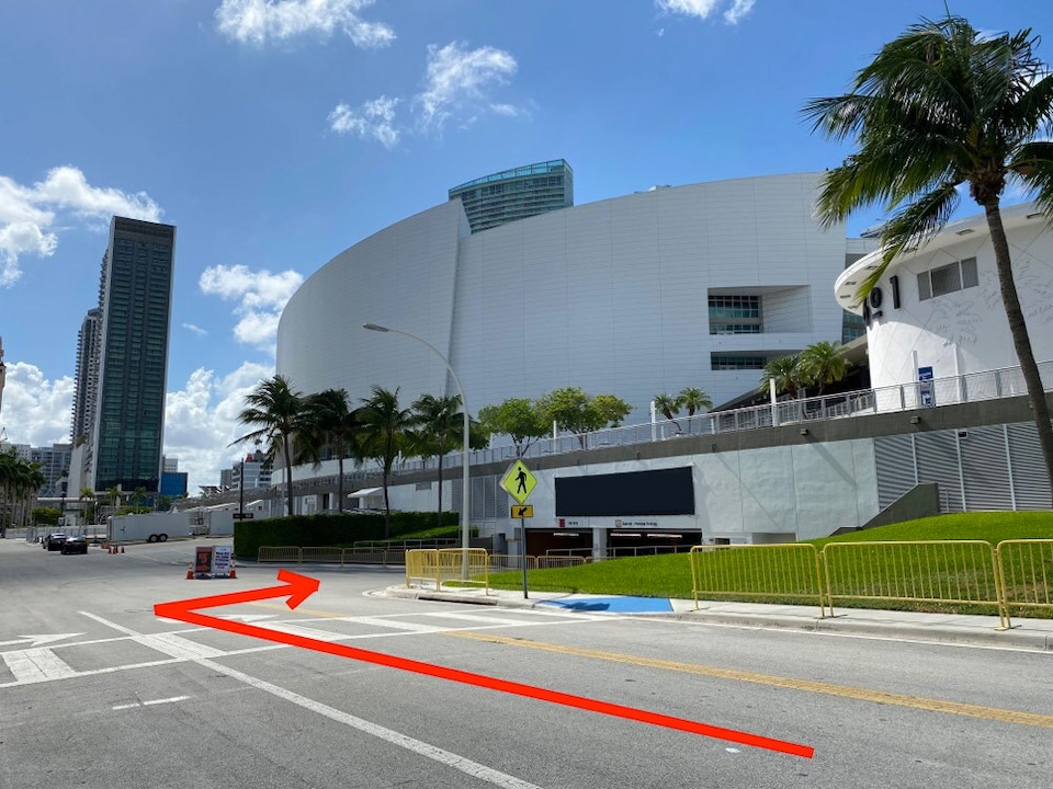 Directions into the Building | Miami Heat