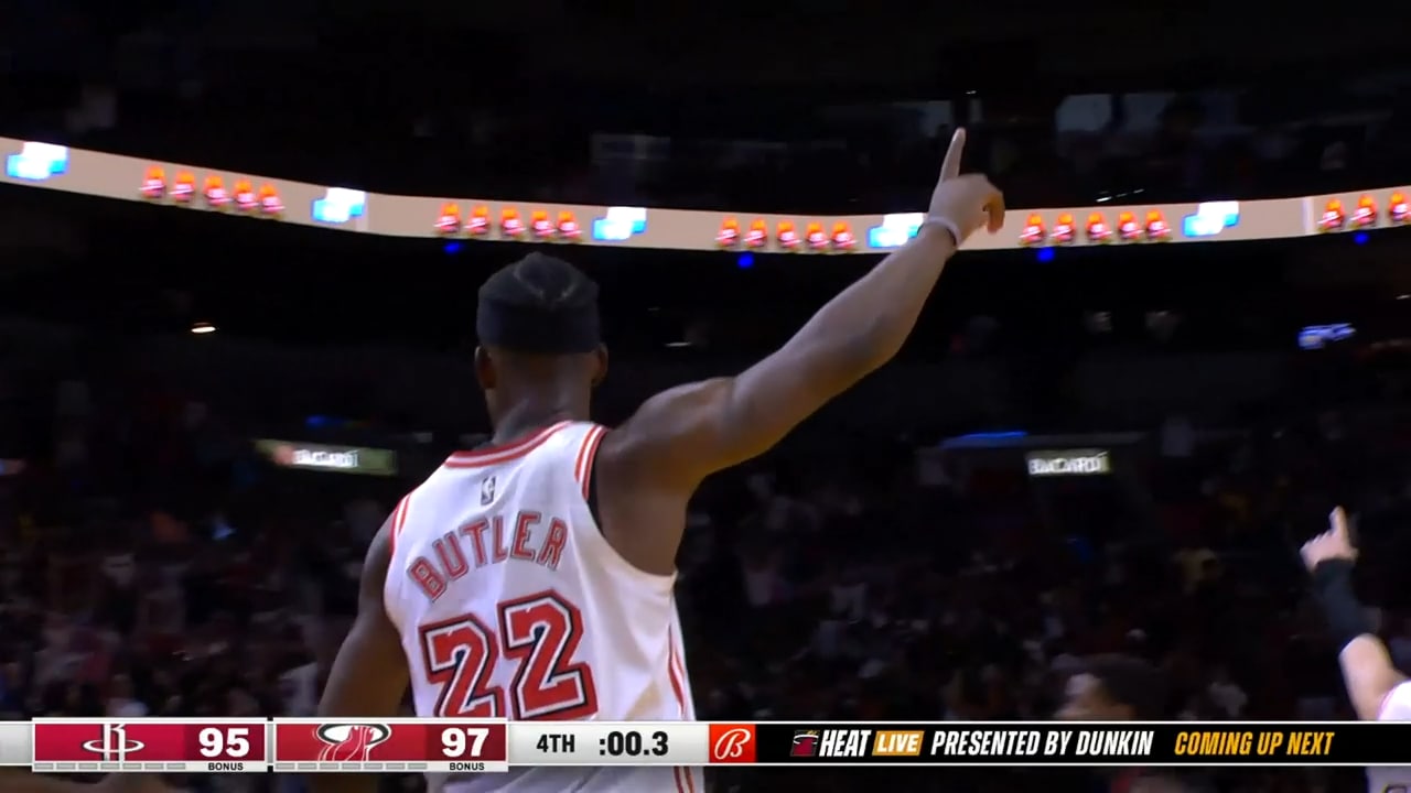 Butler’s game winning slam off the alley-oop pass from Vincent