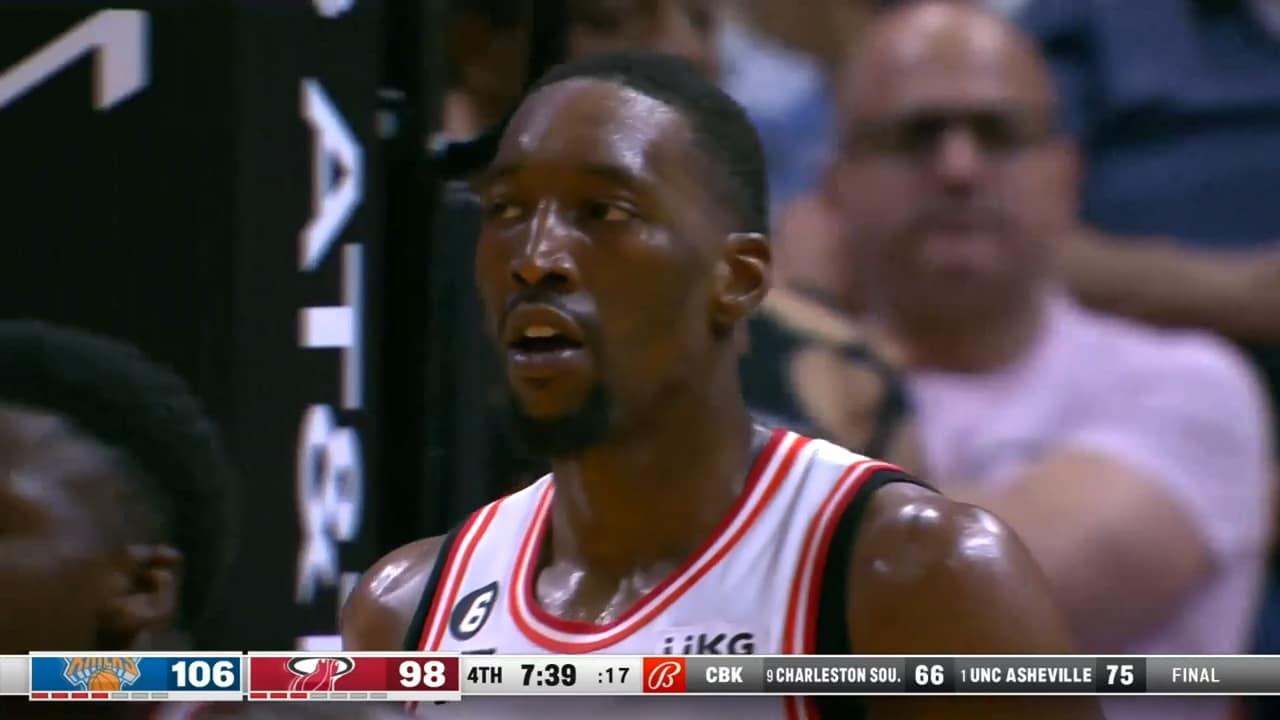 Big defensive block by Adebayo