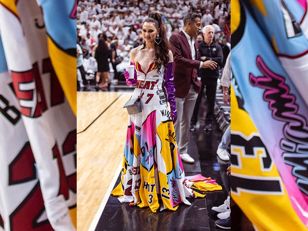 The Most Fashionable Courtside Seat Holder In The Nba Miami Heat