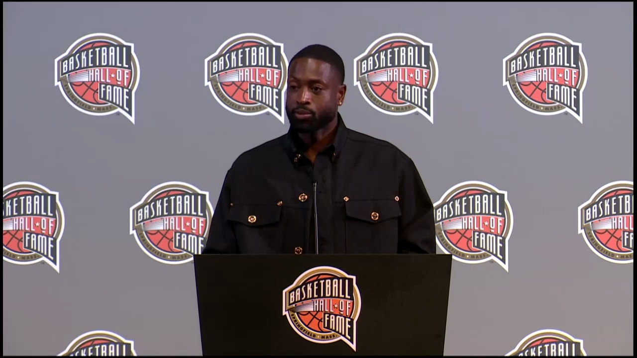 Dwyane Wade Hall of Fame Press Conference | Miami Heat