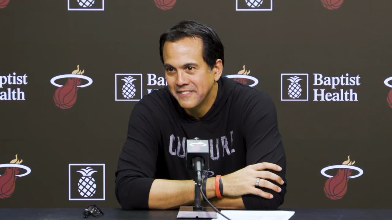 Coach Spo on switching the starting lineup to start the second half and ...