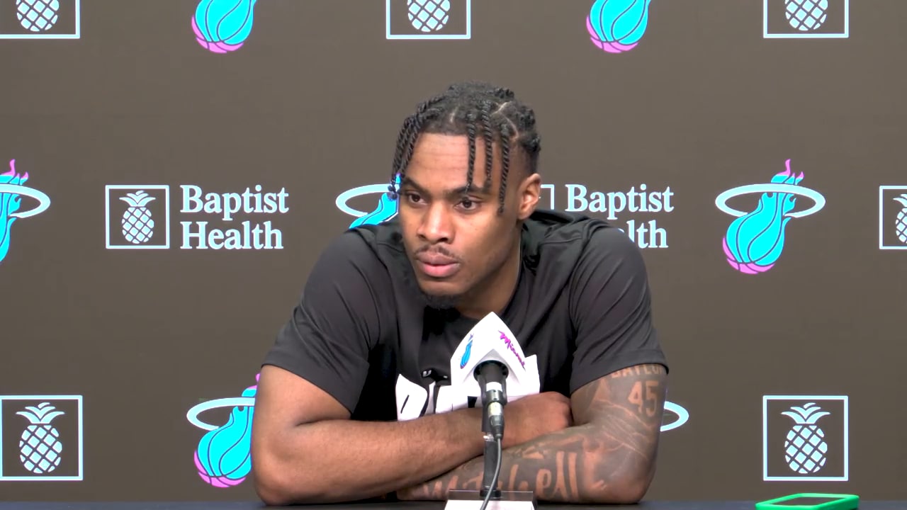 Mitchell on his first game and finding his rhythm | Miami Heat