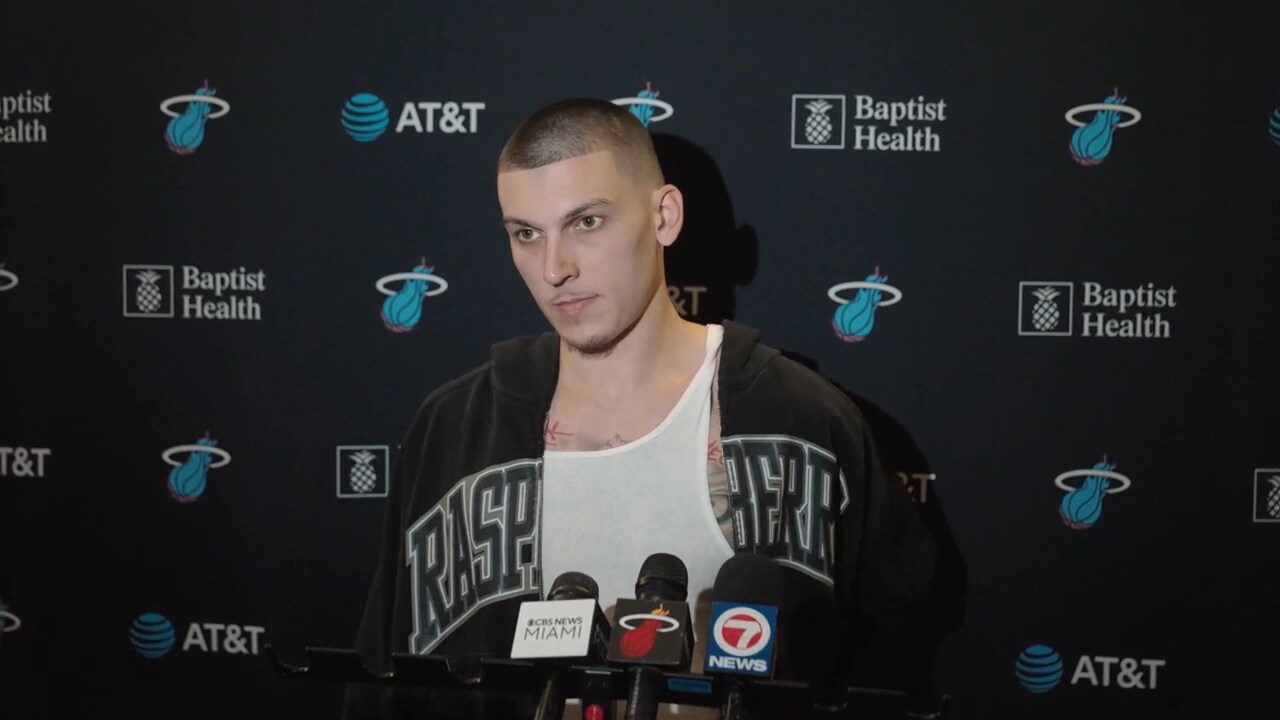 Herro on facing Butler and Warriors | Miami Heat