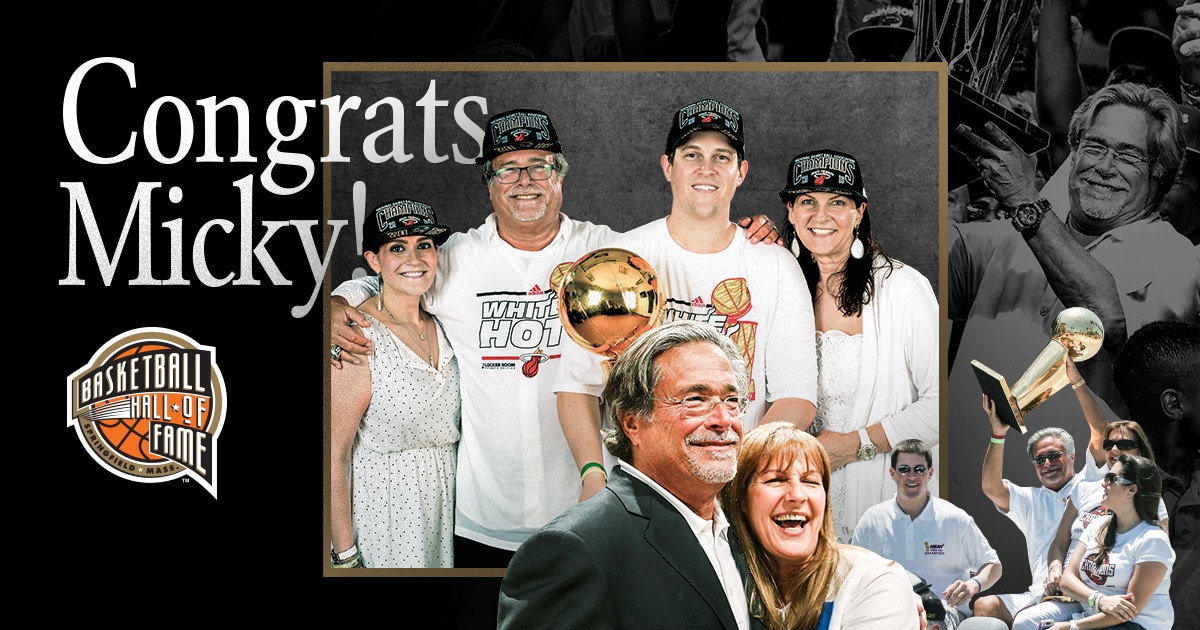 MICKY ARISON SELECTED TO 2025 BASKETBALL HALL OF FAME | Miami Heat