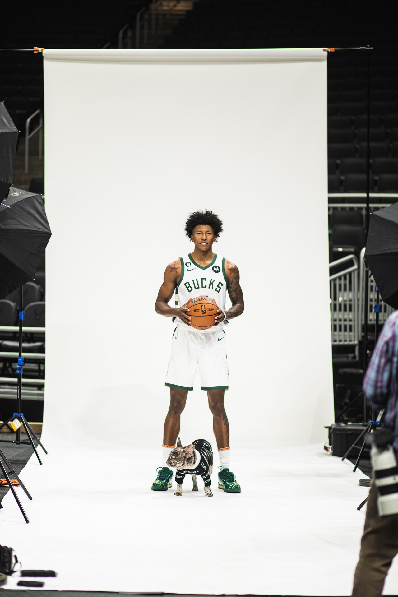 In Photos: Behind The Scenes of Bucks Media Day | Milwaukee Bucks