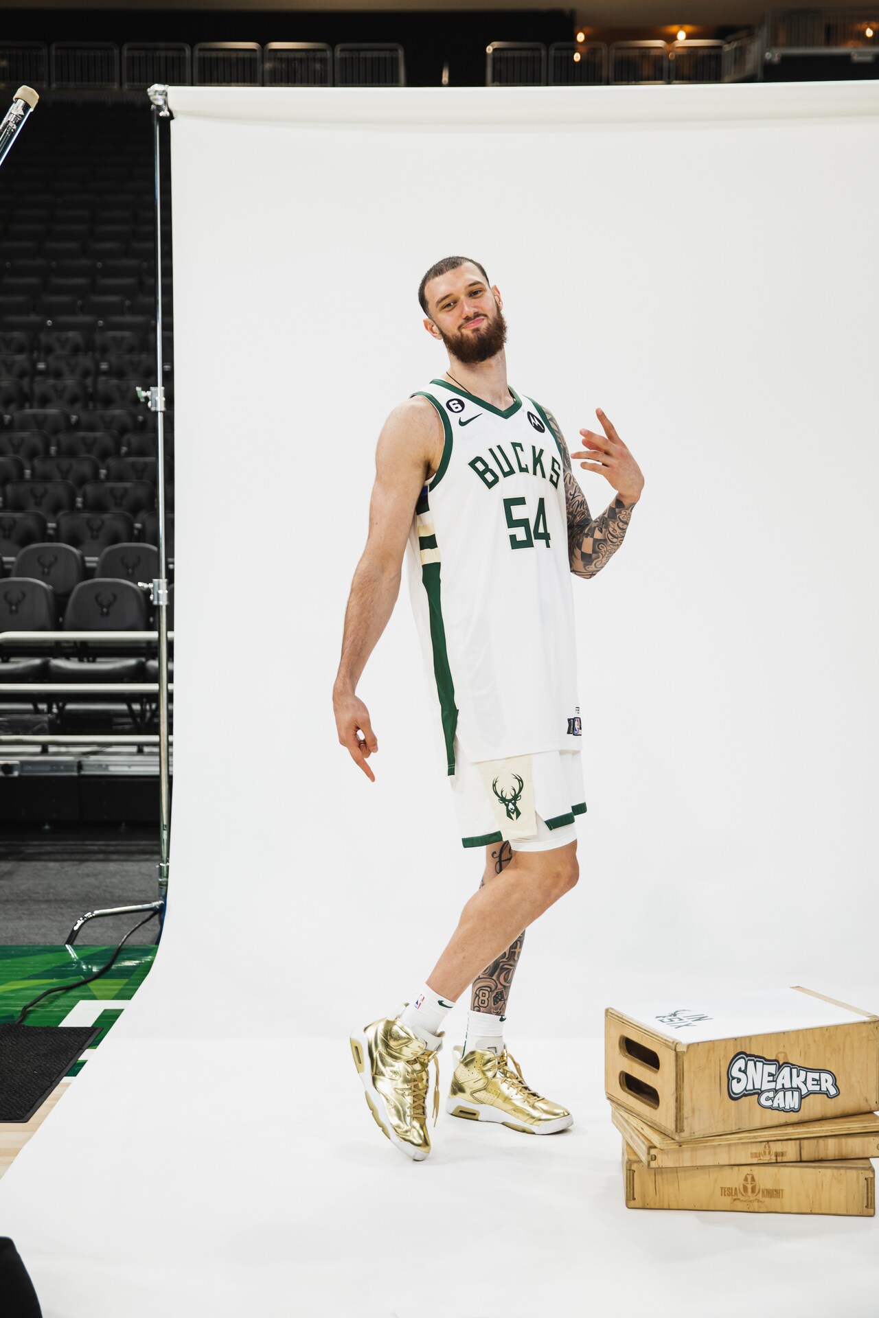 In Photos: Behind The Scenes of Bucks Media Day | Milwaukee Bucks