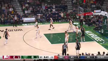 Giannis Gets The First Bucks Bucket | Milwaukee Bucks