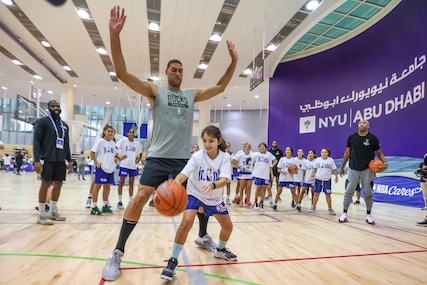 In Photos: Bucks Participate in Junior NBA Clinic In Abu Dhabi ...