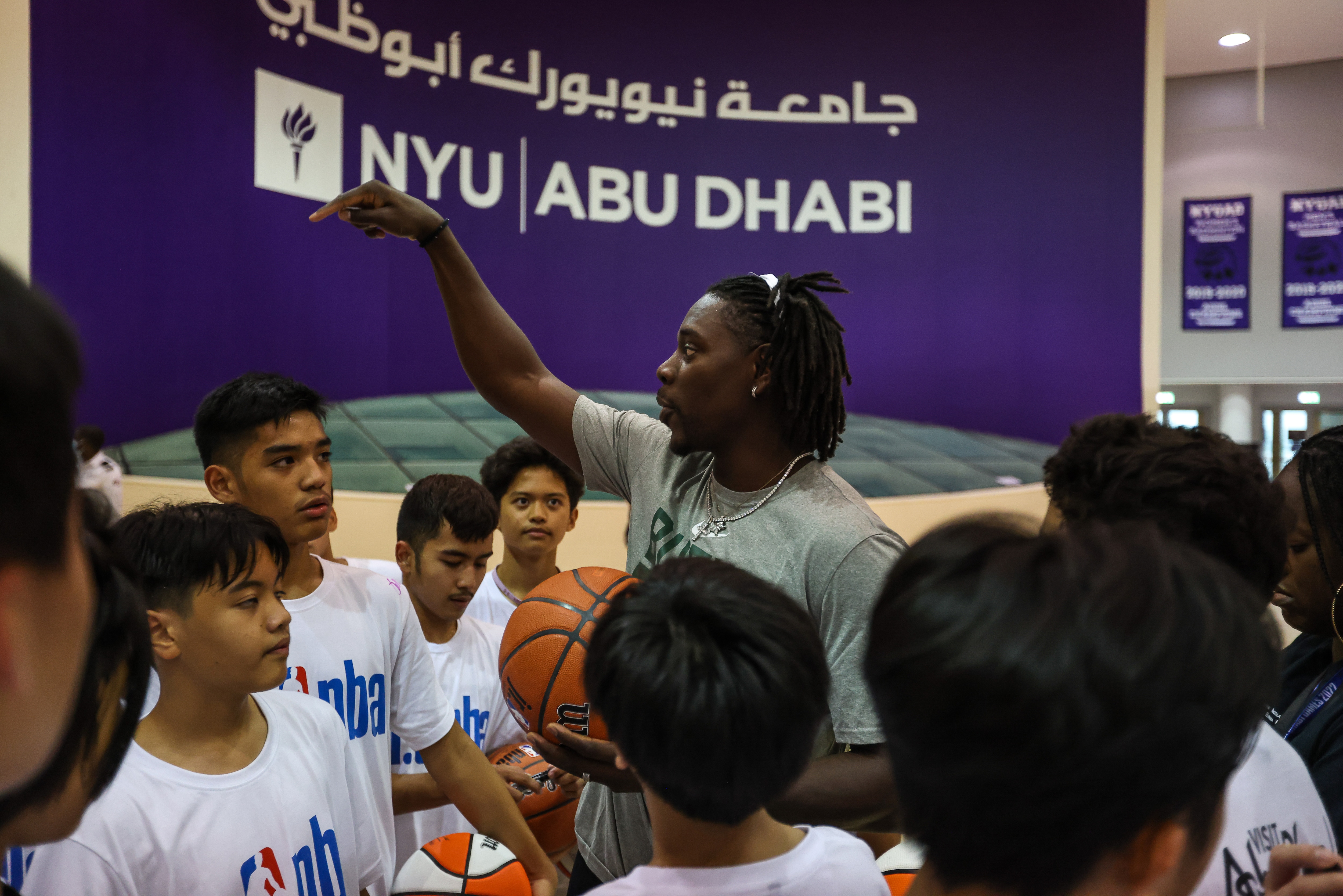 In Photos: Bucks Participate in Junior NBA Clinic In Abu Dhabi Photo ...