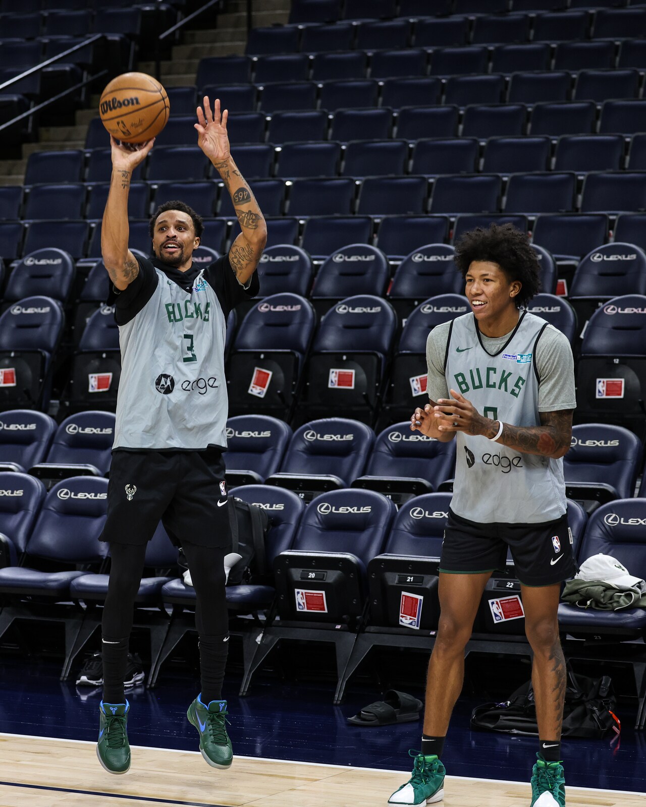 In Photos: Bucks Shootaround in Minnesota | Milwaukee Bucks