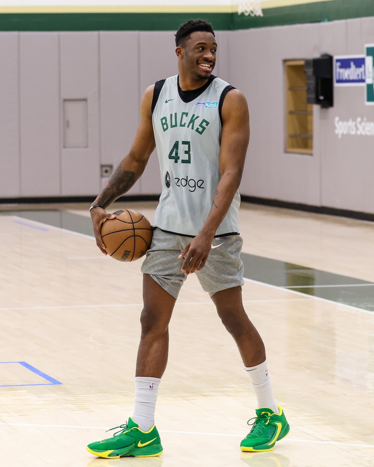 In Photos: Bucks Get In A Practice At Home Before Final Road Game Of ...