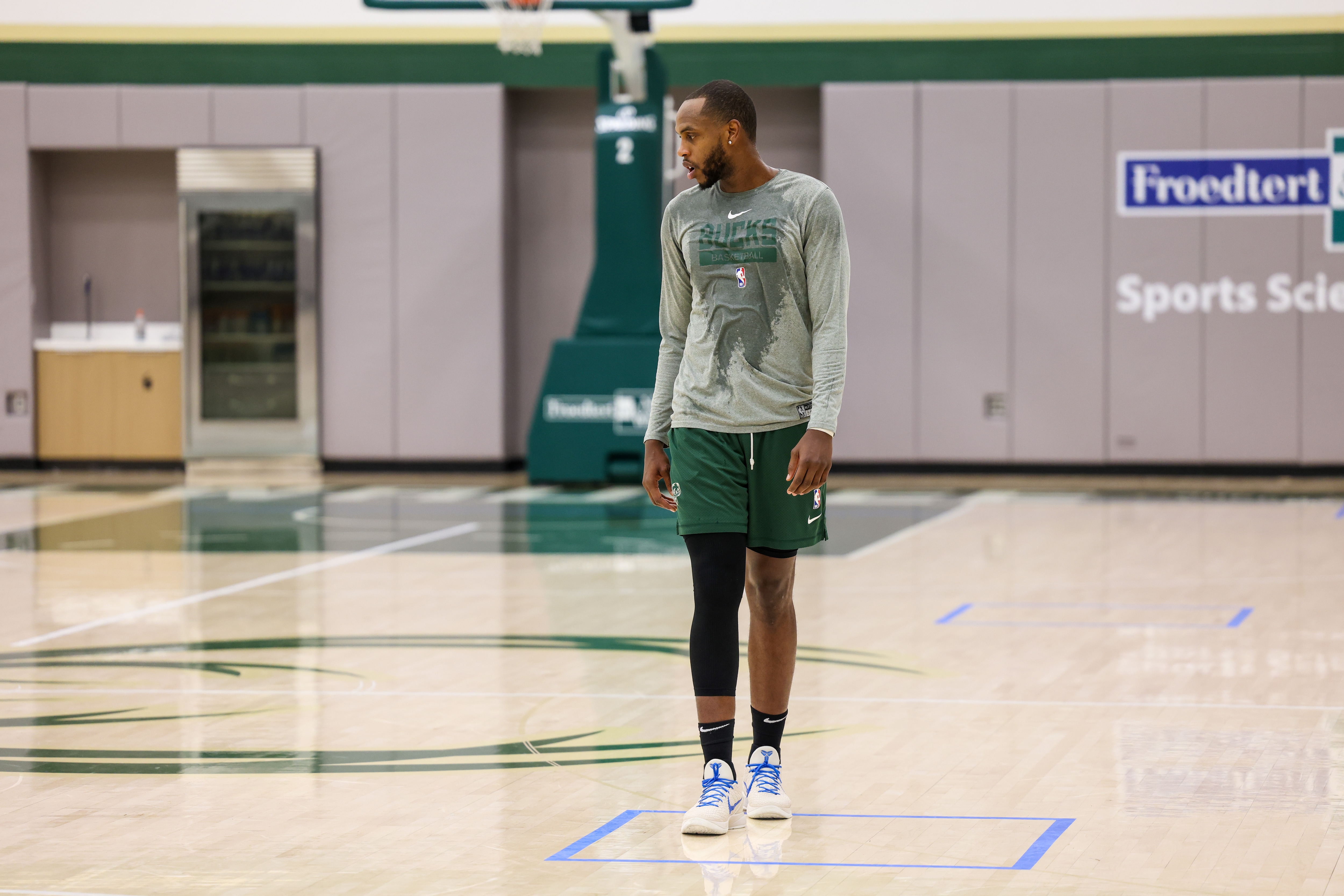 In Photos: Bucks Get In A Practice At Home Before Final Road Game Of ...