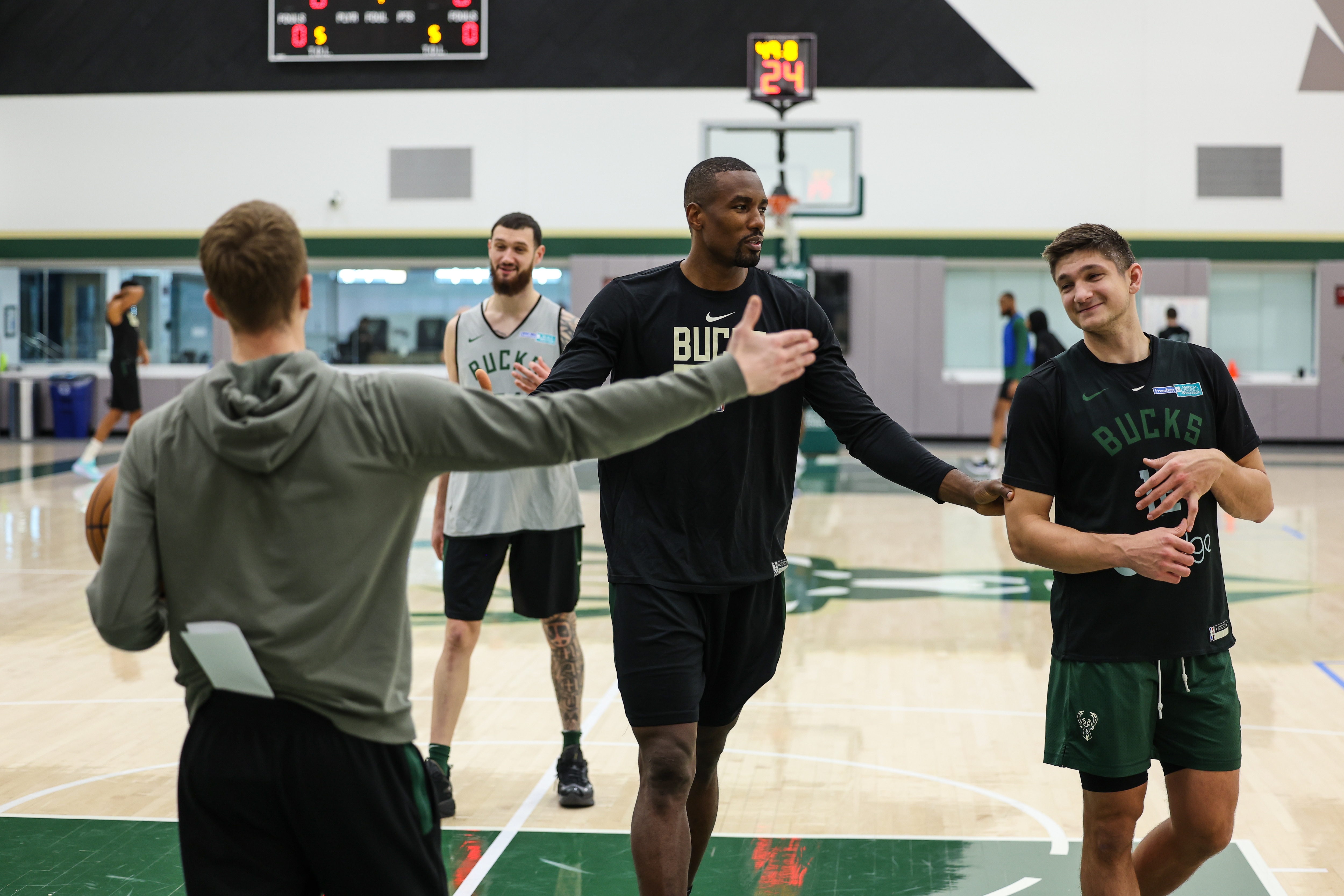 In Photos: Bucks Shootaround Ahead of First Game Against The Wizards ...
